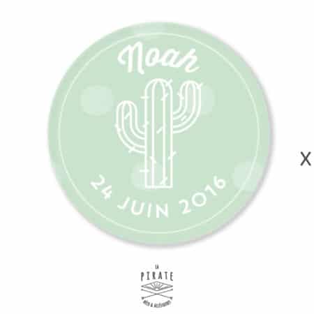 Papeterie de Naissance Originale, Faire-part, Tampon - La Pirate