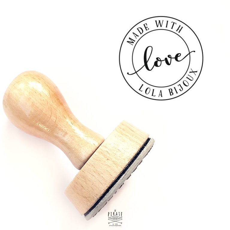 Tampon Made With Love rond - Tampon packaging • La Pirate