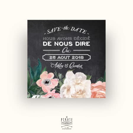 Save The Date Mariage à personnaliser - La Pirate