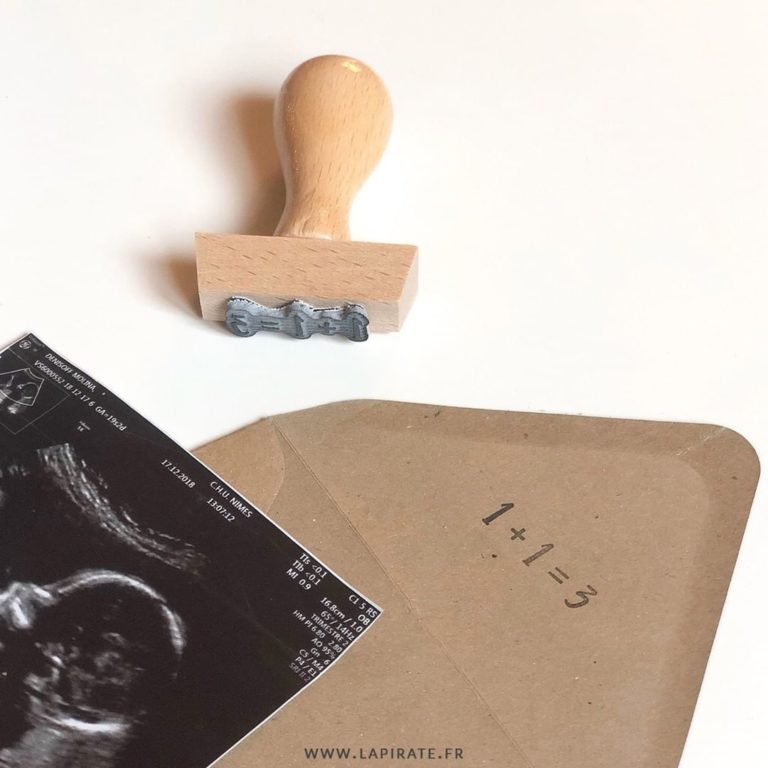Tampon signature, petit tampon texte personnalisé • La Pirate
